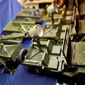 Vintage 1960s GI Joe Five Star Jeep, Willy's Jeep With Trailer ...