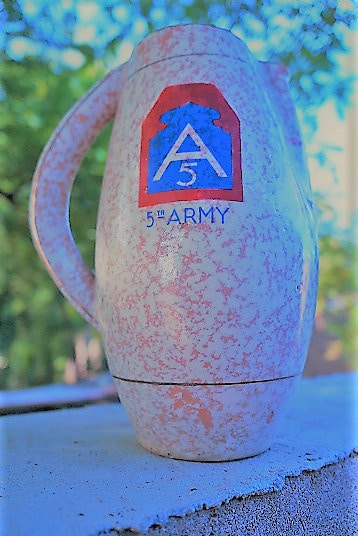 SALE! 5th Army 34th Division 168th Infantry Red Bull WW2 stoneware ...