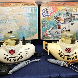 Vintage 1970s Hasbro GI Joe Adventure Team Fantastic Sea Wolf in ...