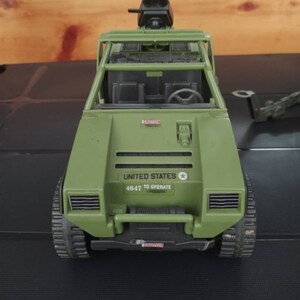 1982 Hasbro G.I. Joe VAMP Jeep and HAL, Complete With Clutch, File Card ...