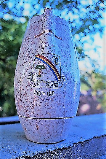 SALE! 5th Army 34th Division 168th Infantry Red Bull WW2 stoneware ...