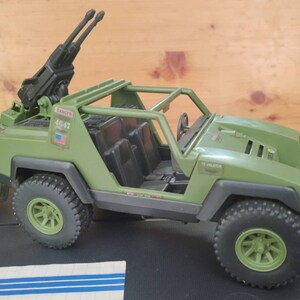 1982 Hasbro G.I. Joe VAMP Jeep and HAL, Complete With Clutch, File Card ...