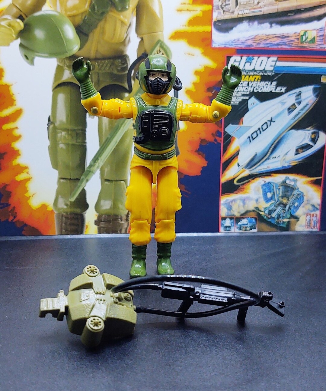 1985 GI Joe Airtight, Hasbro ARAH, Complete, Great Paint, Tight Joints ...