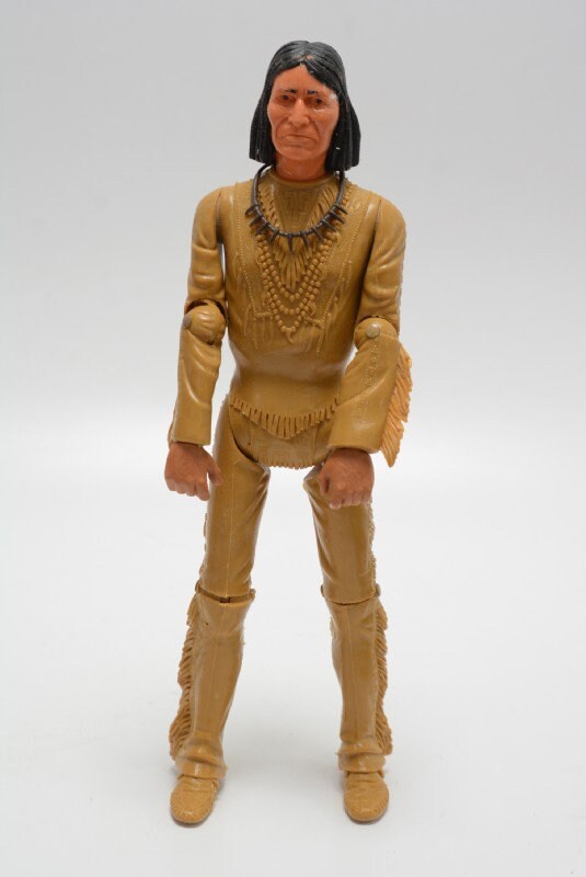 Vintage 1960s Louis Marx Cherokee Chief action figure with Box, Manual ...