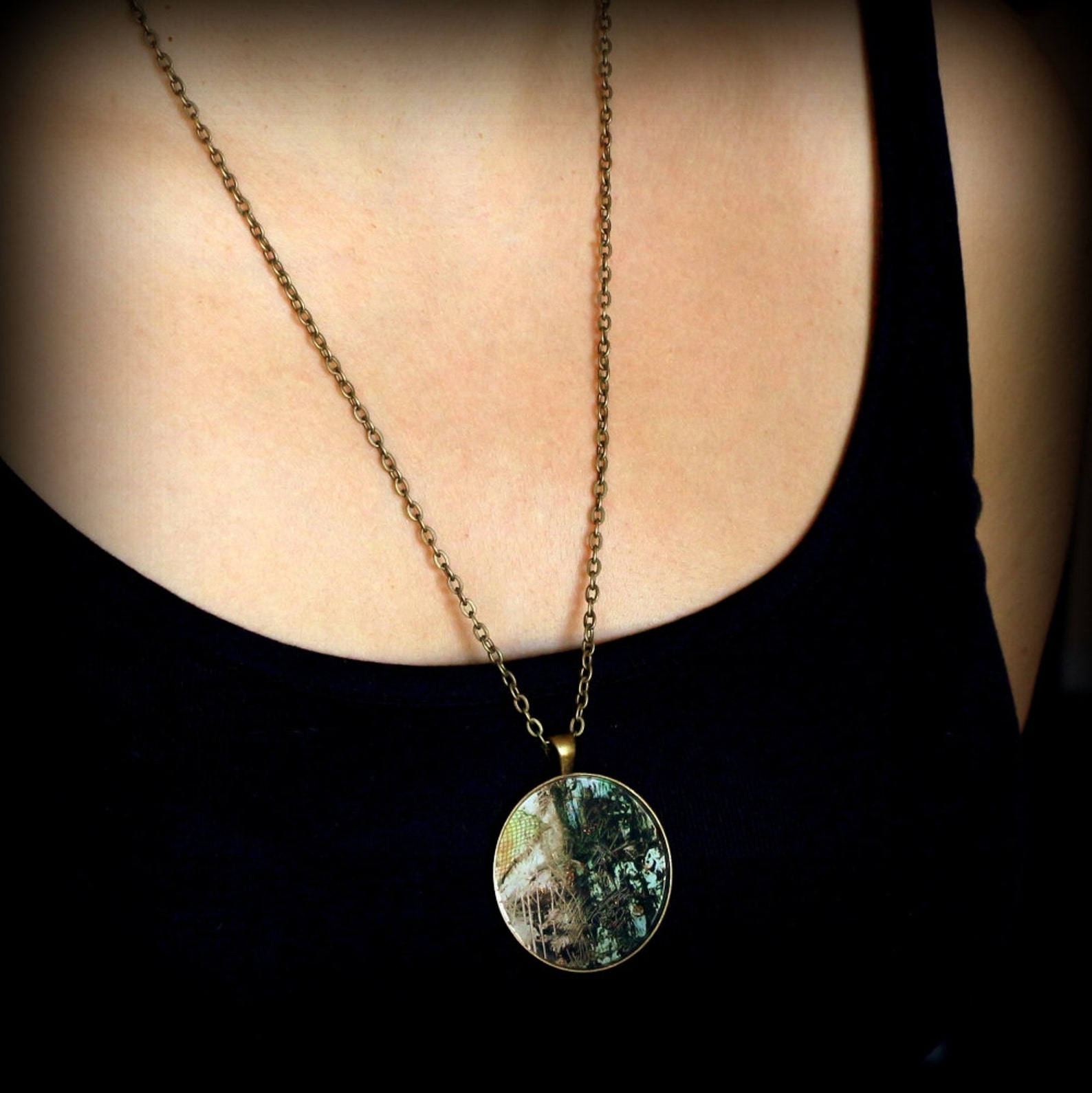 Unique Abstract Art Necklace for Women Resin Jewelry Pendant - Etsy