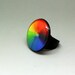 Rainbow Ring, COLORWHEEL, Colorful Ring, Art Ring, Statement Ring ...
