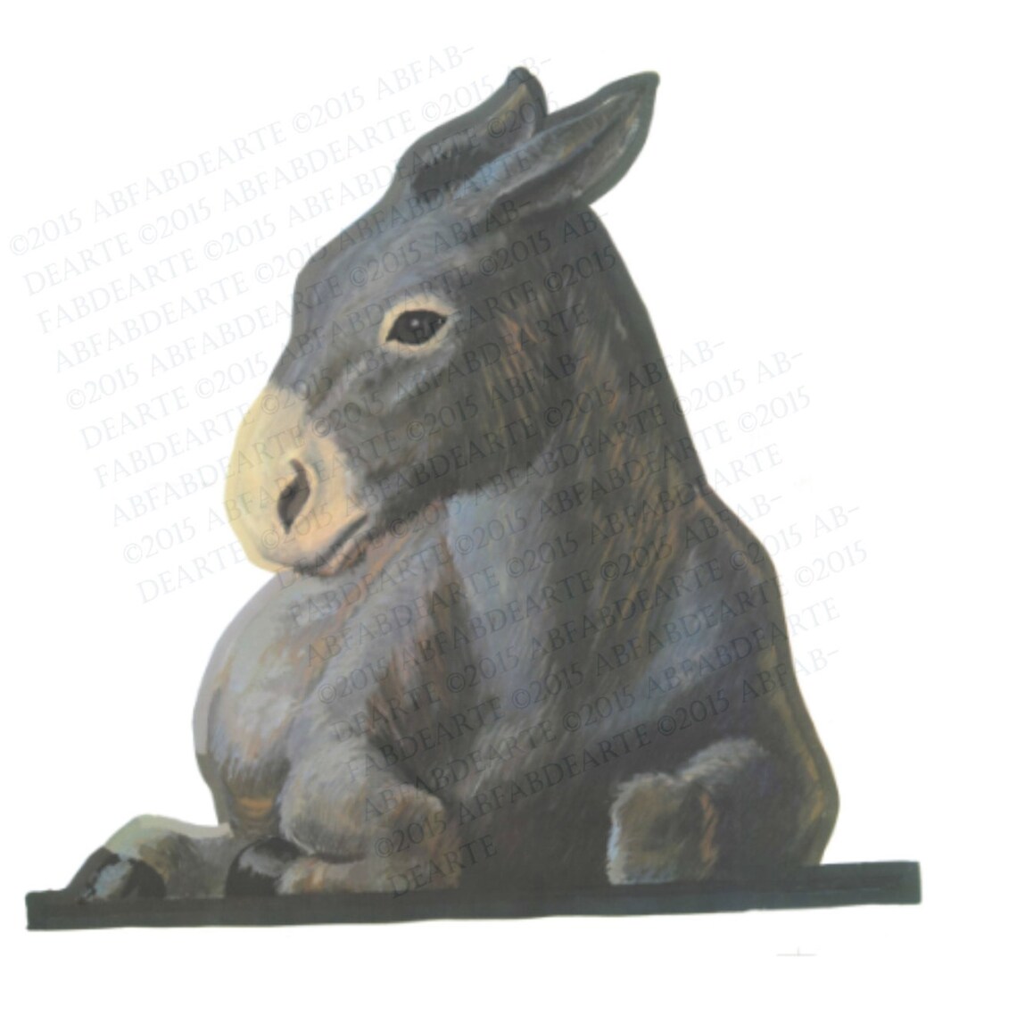Donkey - Individual Figure for DIY Full Size 16pc Outdoor Christmas ...