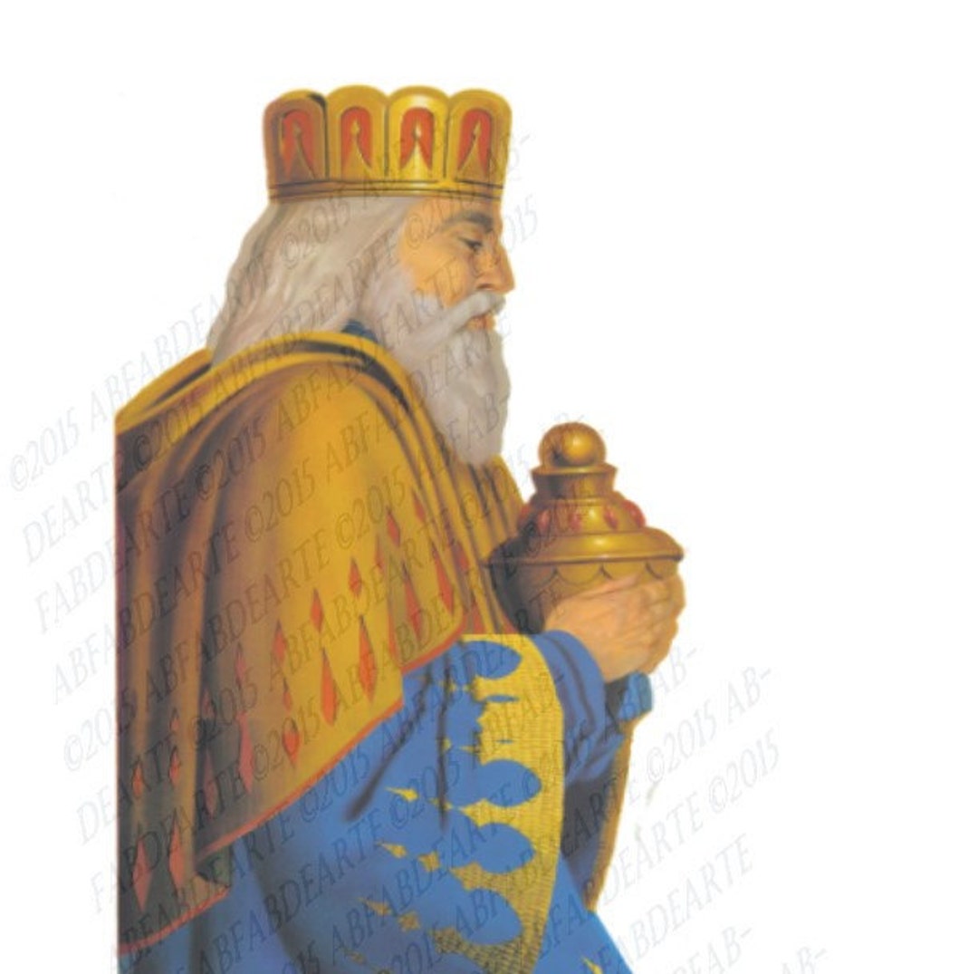 Blue Robe Wiseman - Individual Figure for DIY Full Size 16pc Outdoor ...