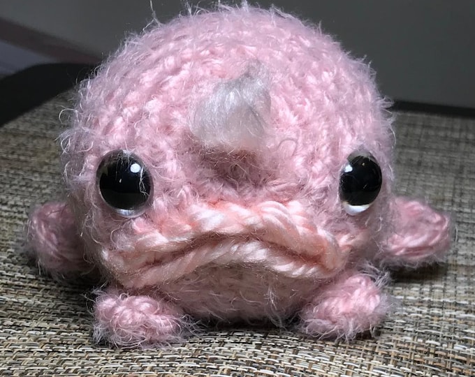 Chaunacops Deep Sea Angler Fish Hand Crocheted Amigurumi - Etsy