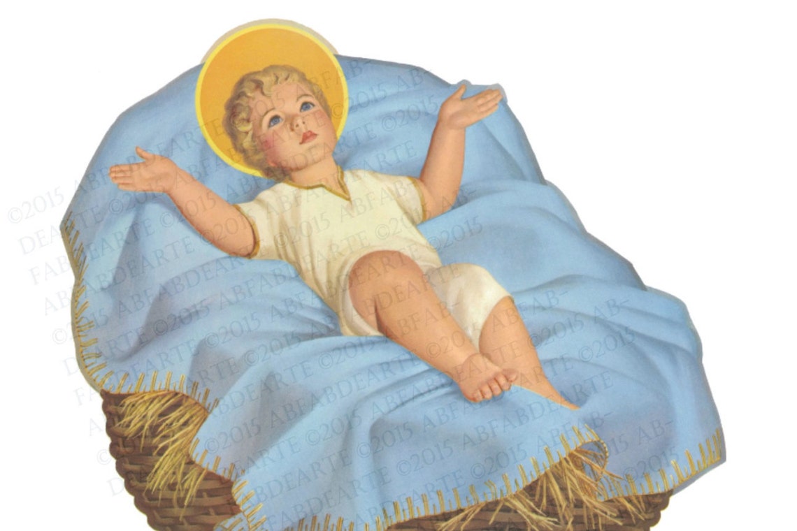Baby Jesus - Individual Figure for DIY Full Size 16pc Outdoor Christmas ...