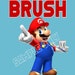 Super Mario V1 Wash Brush Floss Flush Kids Bathroom Decor Wall - Etsy
