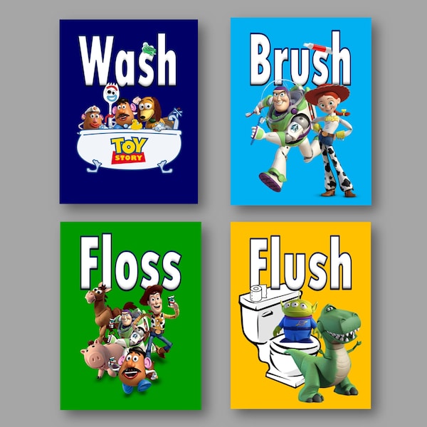 Toy Story Bathroom - Etsy