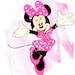 Minnie Mouse Trio Pink Watercolor Splashes Wall Art Prints - Etsy
