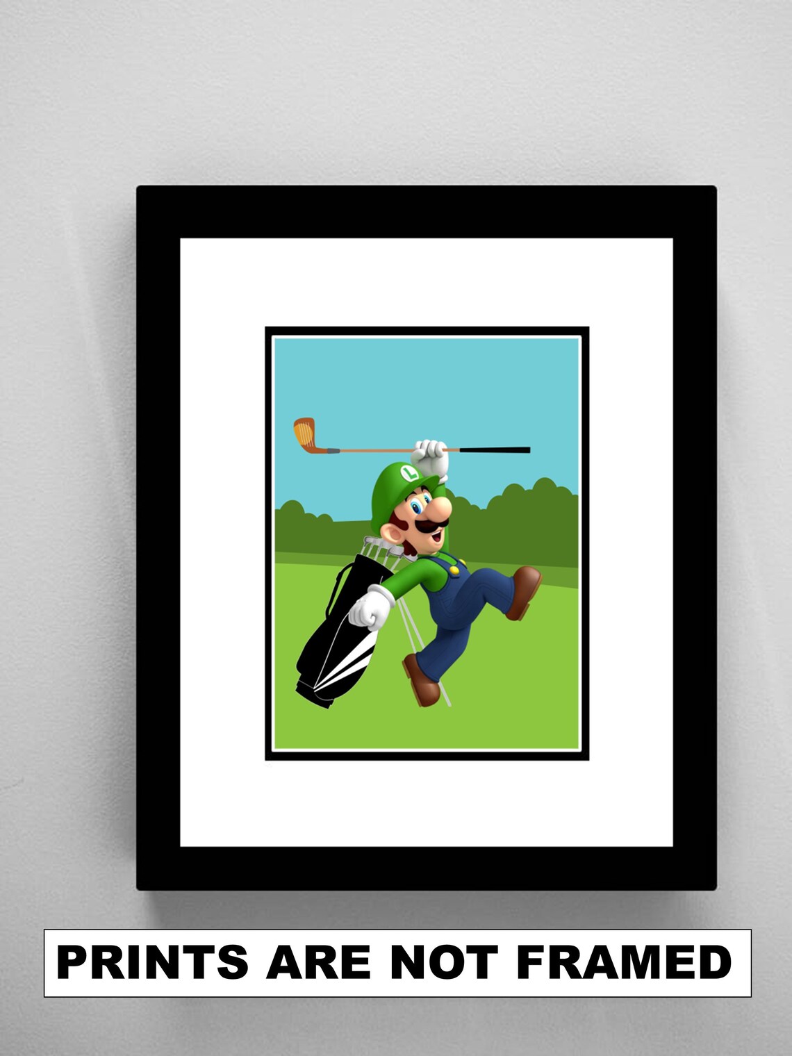 Golf Super Mario Wall Art Prints Kids Room Decor Junior - Etsy