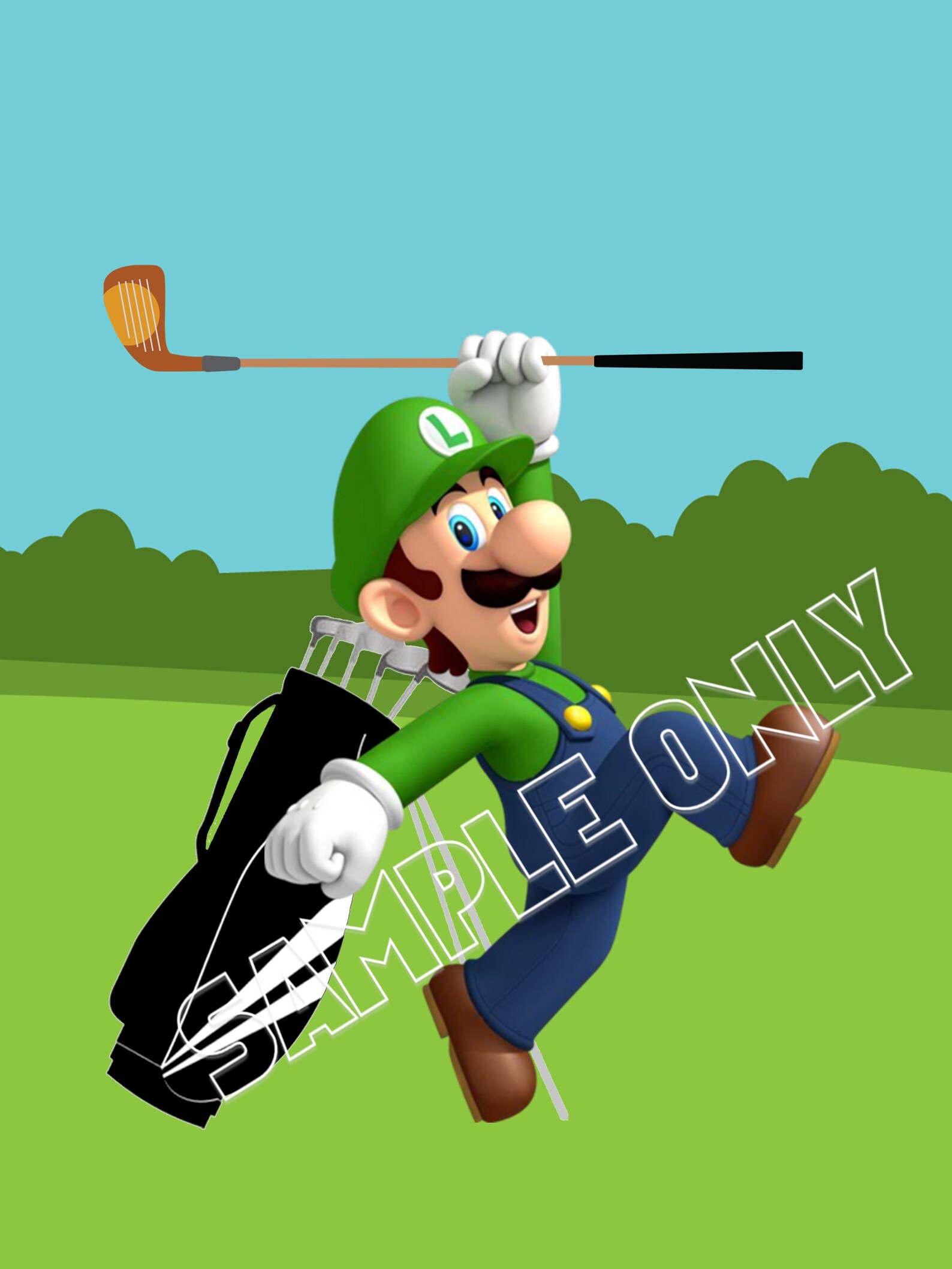 Golf Super Mario Wall Art Prints Kids Room Decor Junior - Etsy
