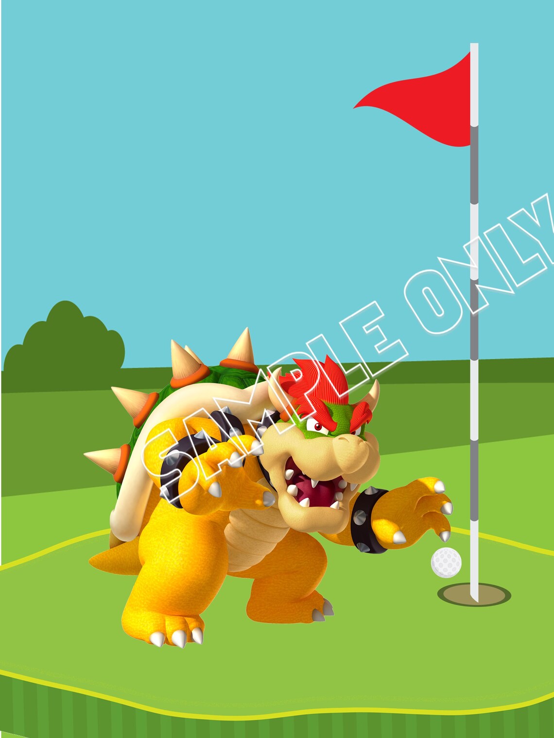 Golf Super Mario Wall Art Prints Kids Room Decor Junior - Etsy