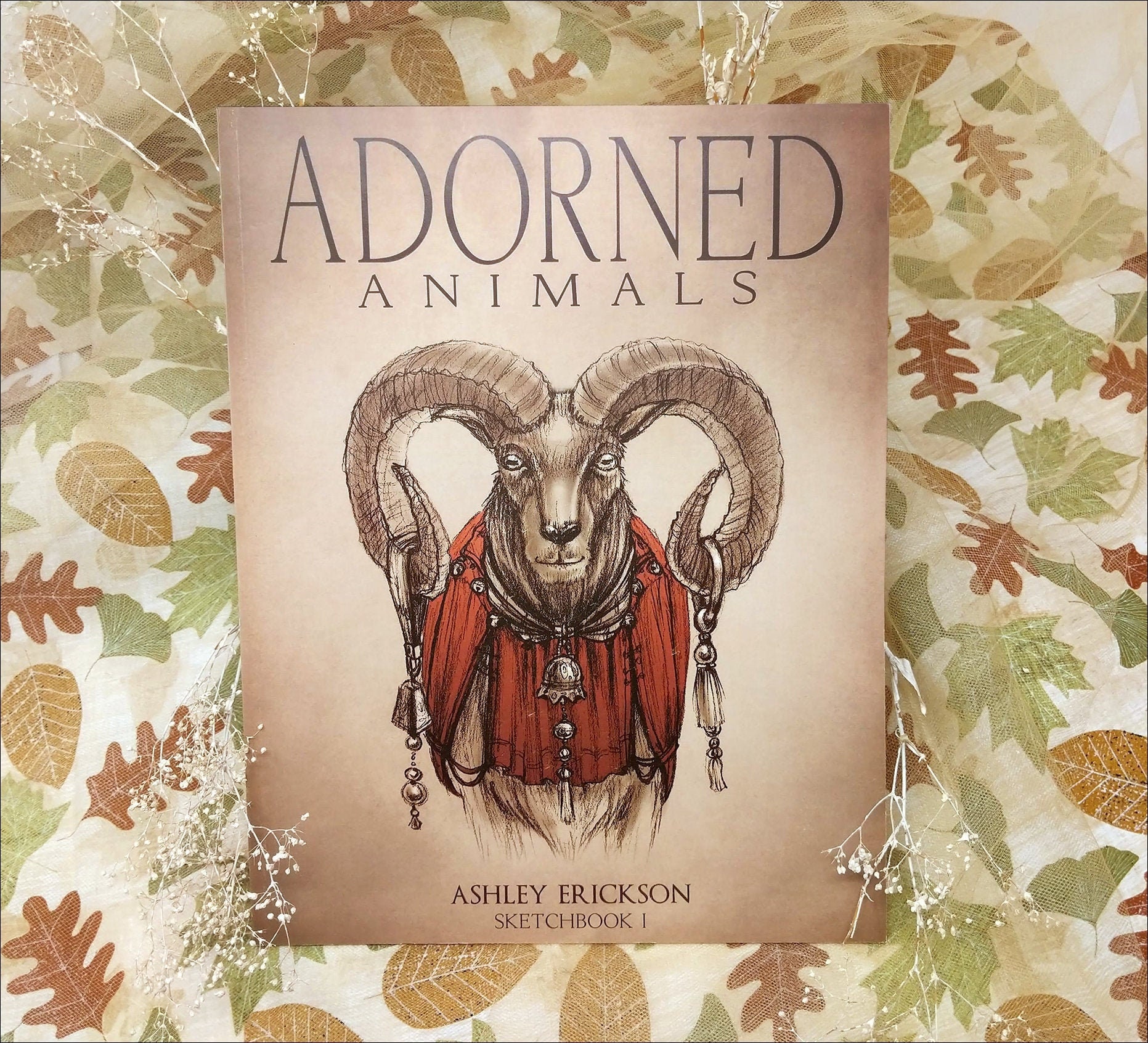 Artbook - Adorned Animals With Bookmark - Etsy