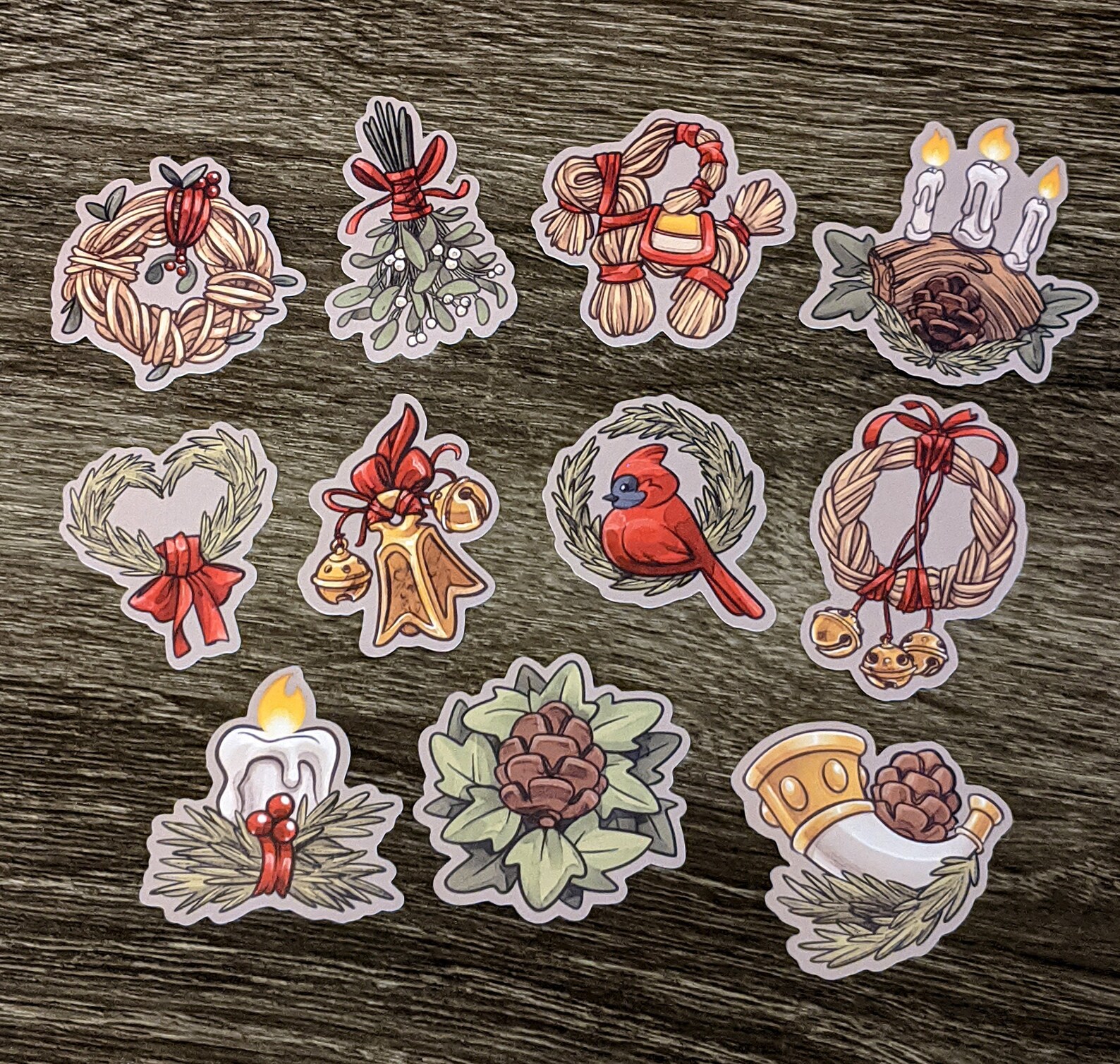 Stickers - 11 Yule Themed - 2 Sets! (22 Total Stickers) - Etsy