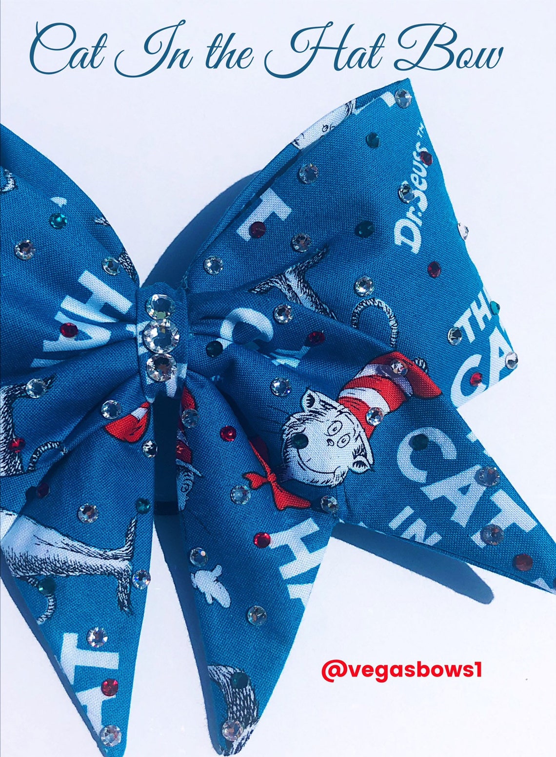 Cat in the Hat Bow - Etsy