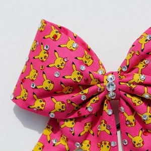 Pink Pikachu Bow - Etsy