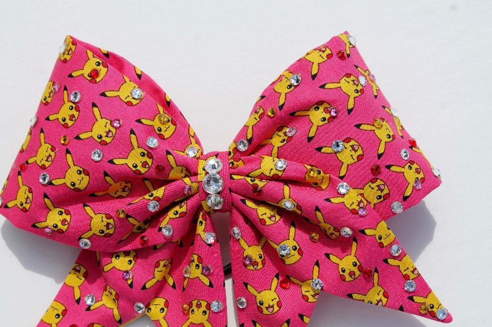 Pink Pikachu Bow - Etsy