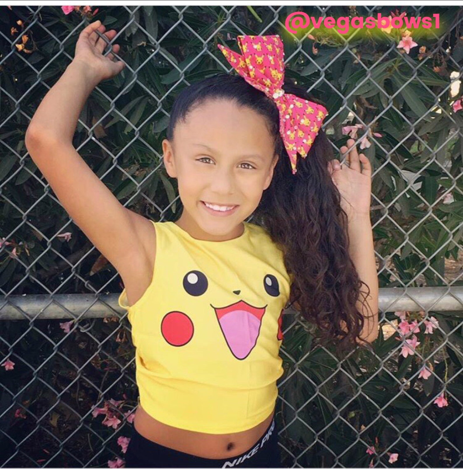 Pink Pikachu Bow - Etsy