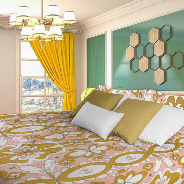 Retro Bedding - Etsy