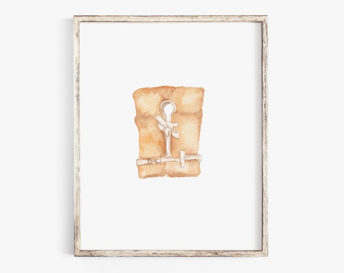 Vintage Life Jacket Vest Nautical Watercolor Art Print - Etsy