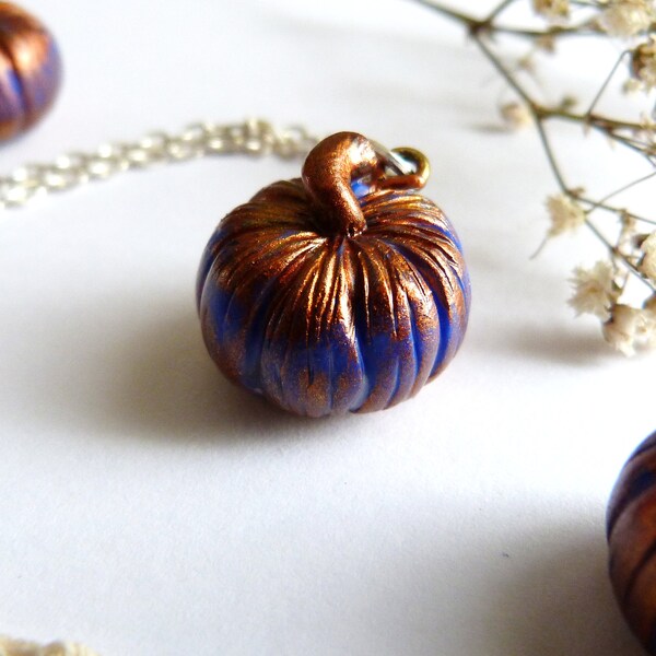 Pumpkin Necklace - Etsy