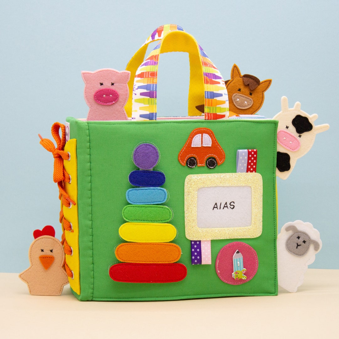 Quiet Book 1 Year Old Girl Gift Toddler Busy Book Baby Sensory Toys quiet-book-1-year-old-girl-gift-toddler-busy-book-baby-sensory-toys