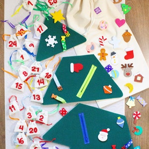 Handmade Felt Advent Calendar With Ornaments & Baby Busy Boards ...