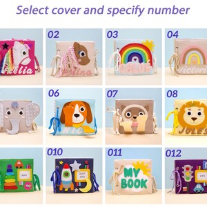 Handmade Quiet Book, Montessori Learning Toys for Kids - Fun & Engaging ...