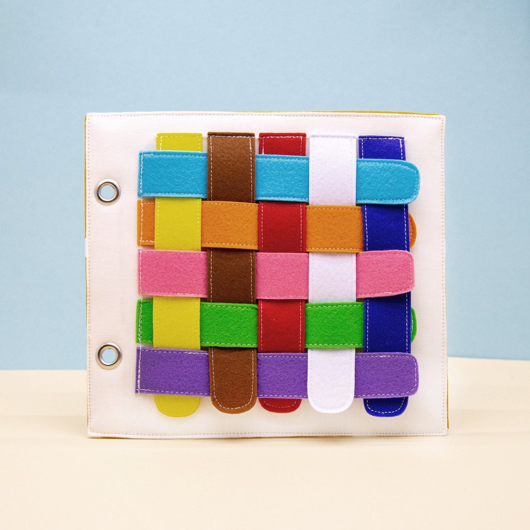 Handmade Felt Quiet Book for Toddlers: Montessori Fidget Toy - Etsy