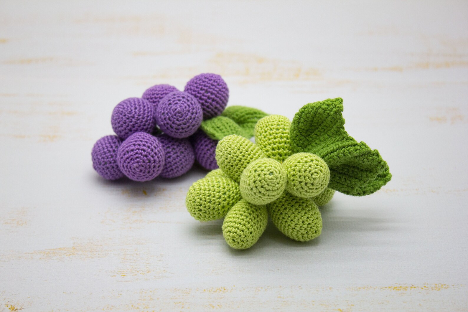 Crochet Fruit Grapes | Toddler Pretend Play Toy Food | Kitchen ...