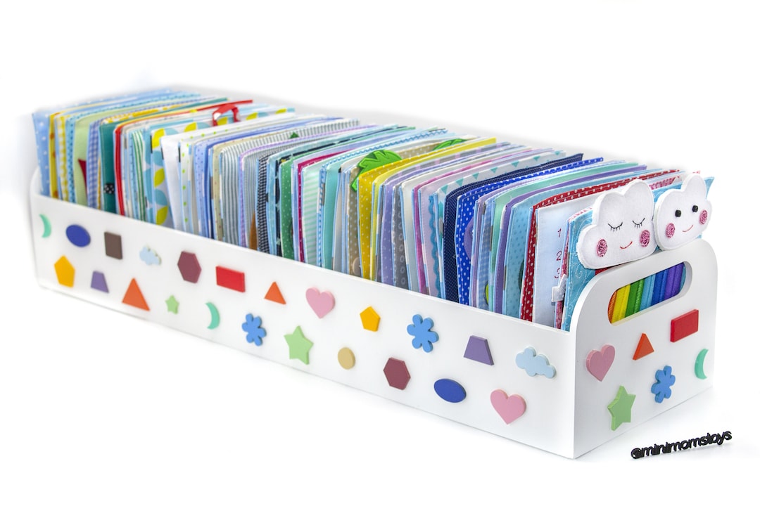 Montessori Materials, Sensory Board, Quiet Book Pages (set of 68 Pages ...