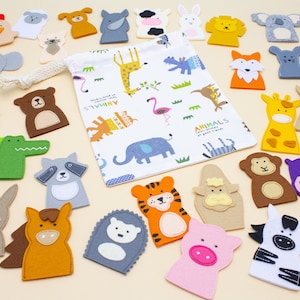 Felt Finger Puppets, Montessori Materials, Fidget Toys, Waldorf Toys ...