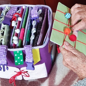 Big Dementia Box, Dementia Activities, Alzheimer Fidget Blankets ...