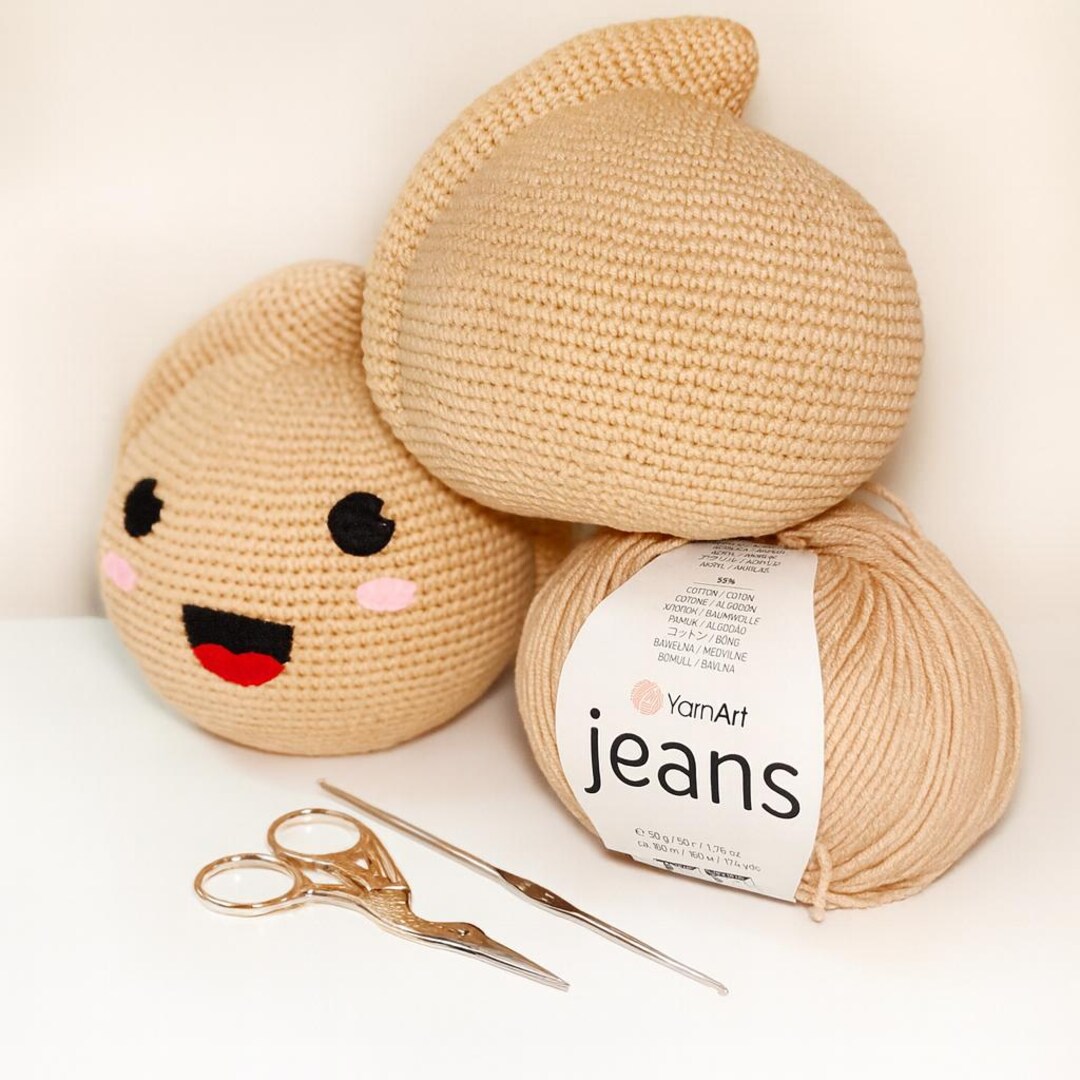 Crochet Nut / Chickpea Plushie Pattern – Amigurumi PDF – English – Home ...