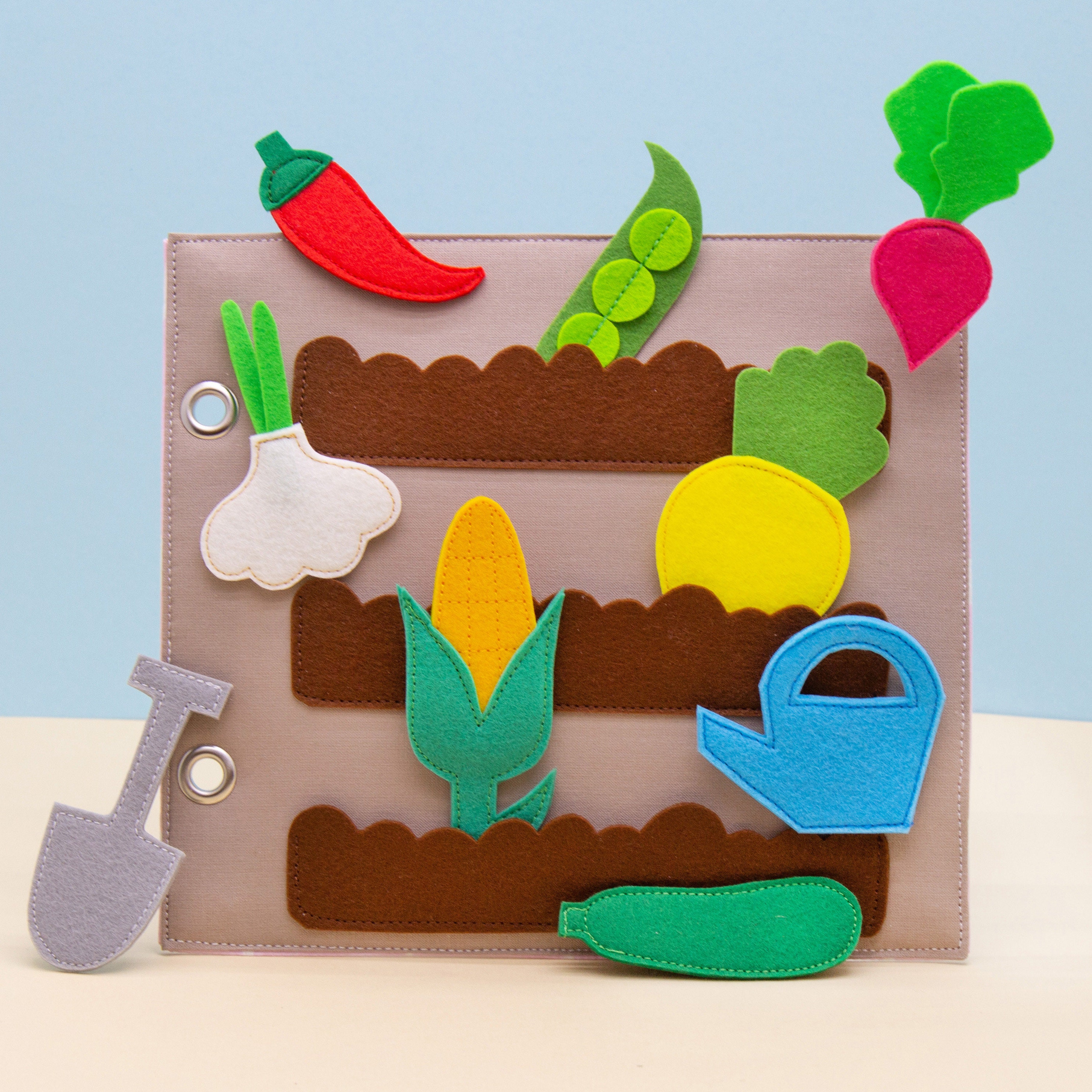 Quiet Book for 1 Year Old, Montessori Sensory Toy, Baby Toddler Busy ...