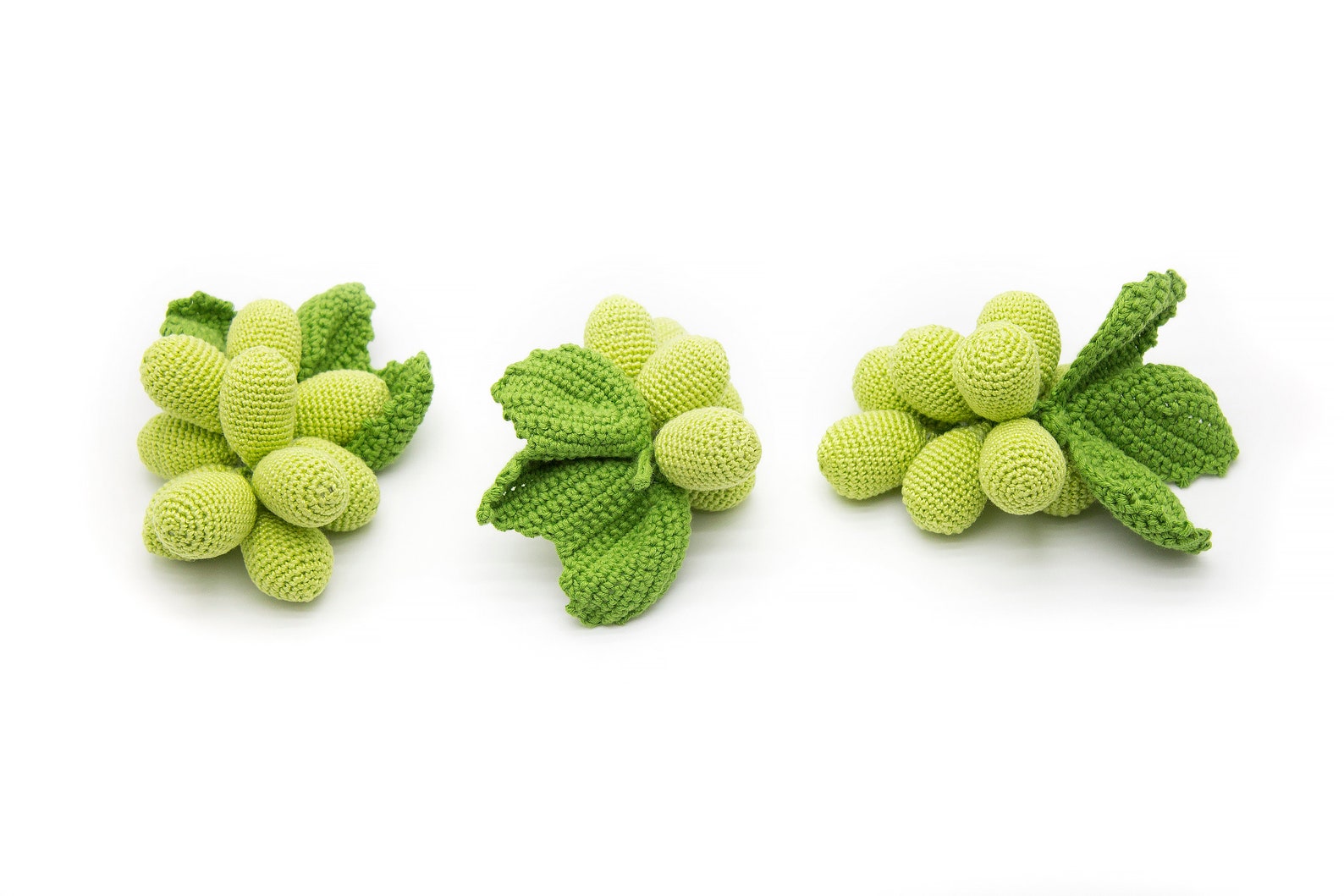 Crochet Fruit Grapes | Toddler Pretend Play Toy Food | Kitchen ...
