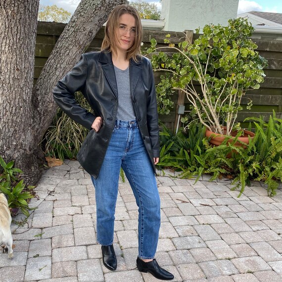 vintage girls black duster - Gem