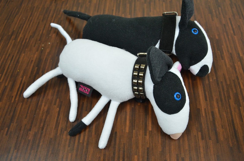 White Bull Terrier, Plush Bull Terrier Doll , Dog Lover Gift, Bull ...
