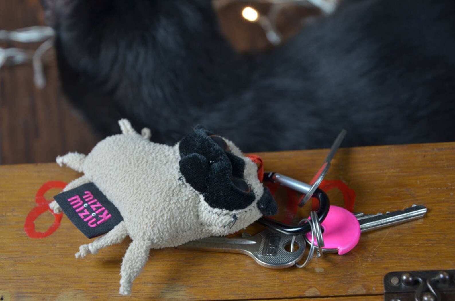 Cute Pug Keychain, Plush Pug Doll , Pug Gift, Dog Lover Gift, Pug Plush ...