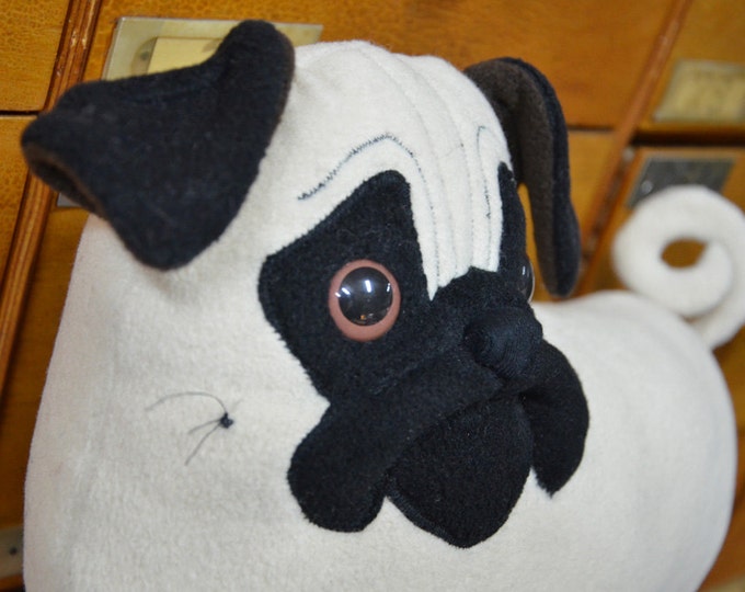 Light Beige Pug Plush Pug Doll Pug Gift Dog Lover Gift - Etsy