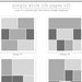 4x8 Digital Photo Collage Page Templates (v2) Simple, Easy, Modern ...
