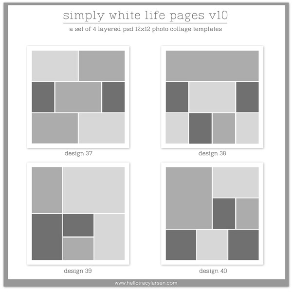 12x12 Digital Template - Etsy