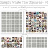 20x20 Digital Photo Collage Templates (v1) Simple, Easy, Modern & White ...