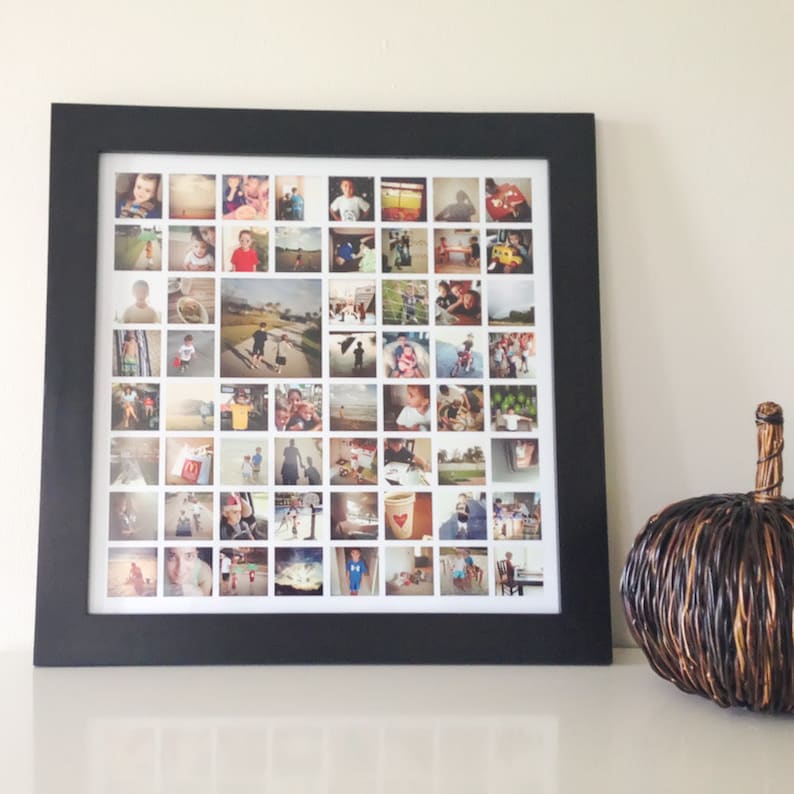 20x20 Digital Photo Collage Templates (v1) Simple, Easy, Modern & White ...