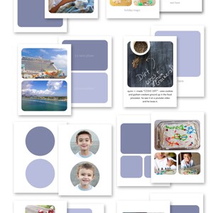 4x6 + 3x4 Photo Collage Templates Set of 15 (v4) Rounded Edges - Simple ...