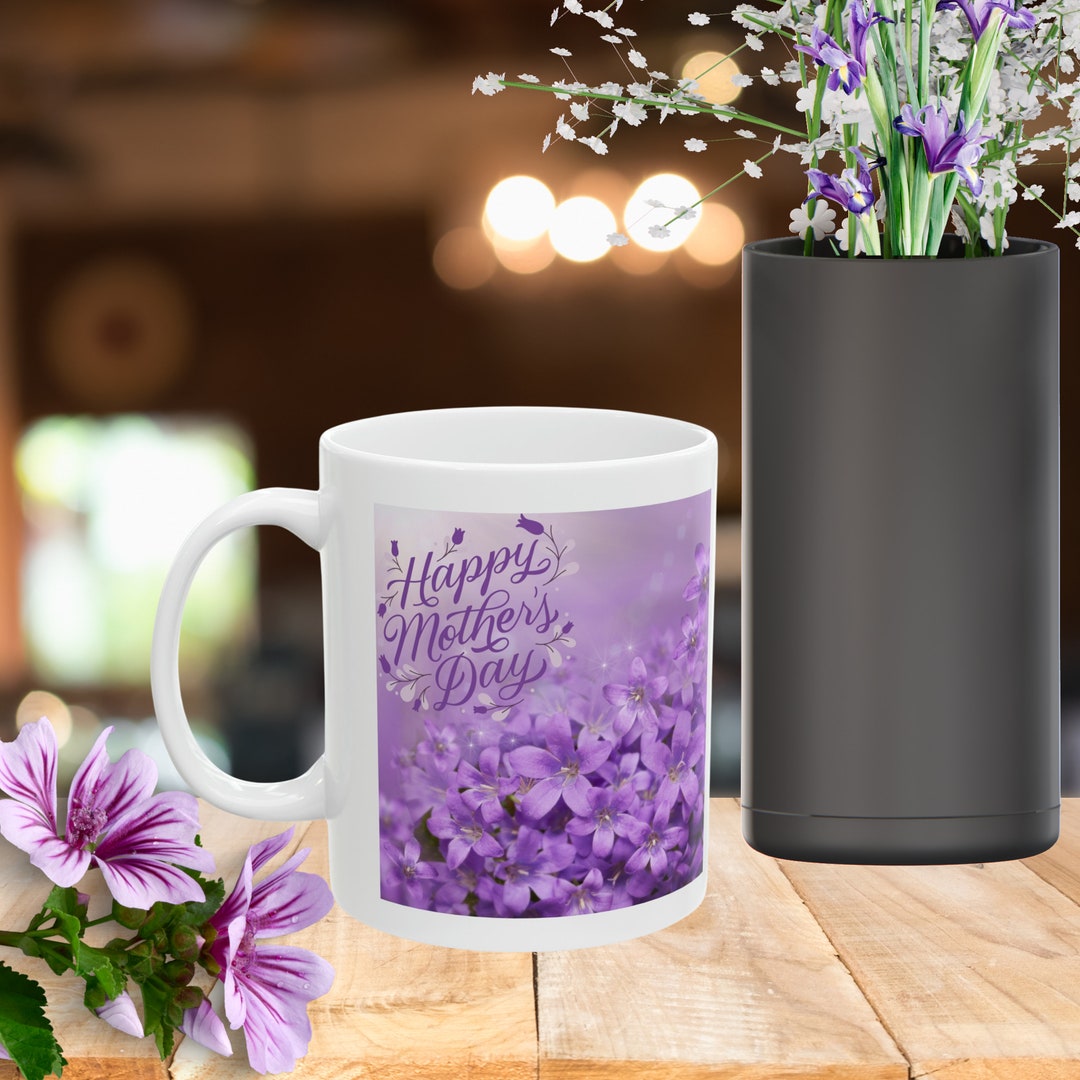 Mothers Day Coffee Mug Cute Custom Gift for Mom From Son Daughter ...